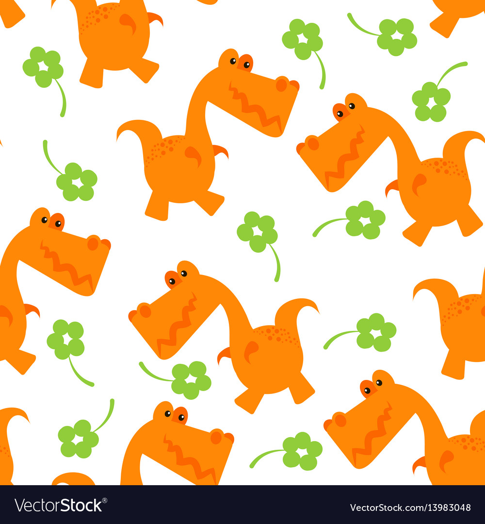 T-rex pattern Royalty Free Vector Image - VectorStock