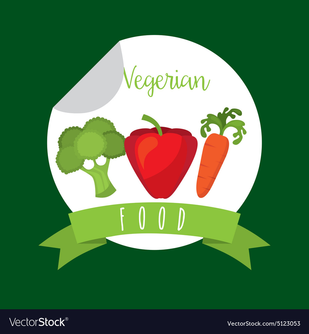 Healthy food Royalty Free Vector Image - VectorStock