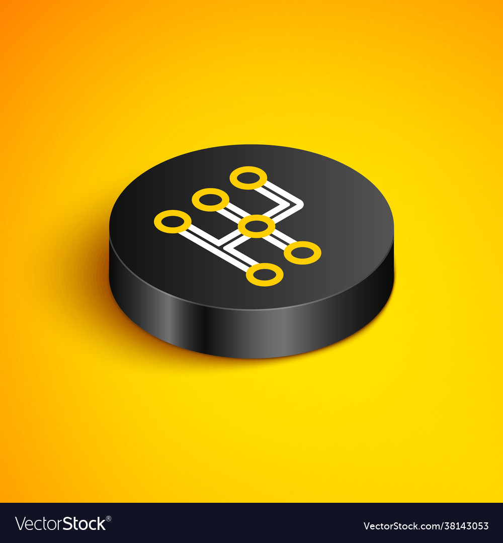Isometric line gear shifter icon isolated Vector Image Isometric line gear shifter icon isolated Vector Image