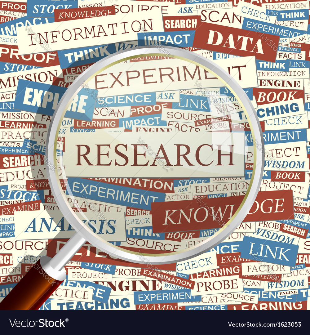 Research Royalty Free Vector Image - VectorStock