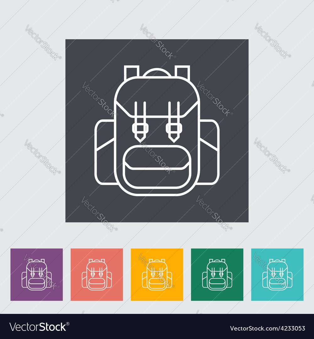 Rucksack Royalty Free Vector Image - VectorStock