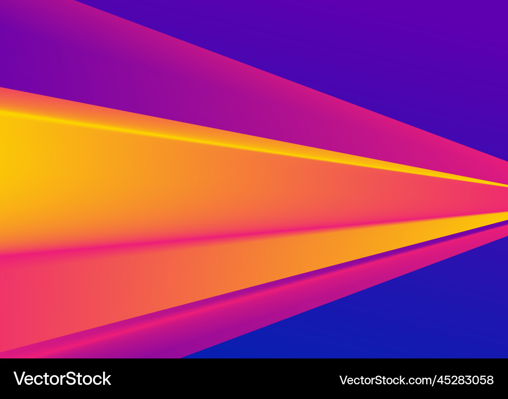 Bright stripes with neon gradients abstract retro Vector Image