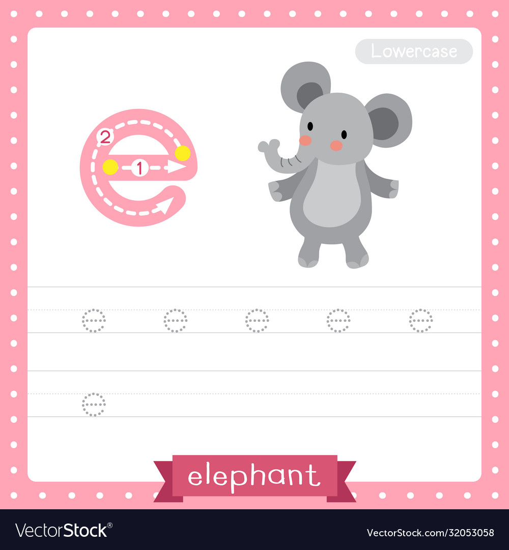 Lowercase Letter E Tracing Worksheets Goimages Mega