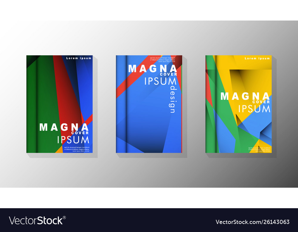 Gradient minimal geometric pattern design Vector Image