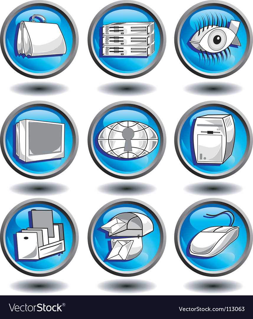 Technical icons Royalty Free Vector Image - VectorStock