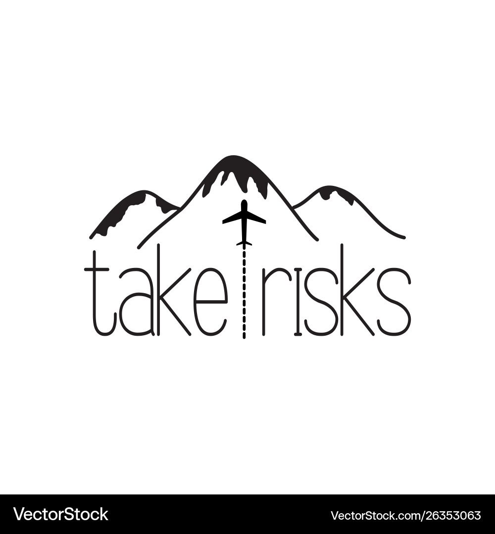Travel adventure calligraphy messsage font Vector Image