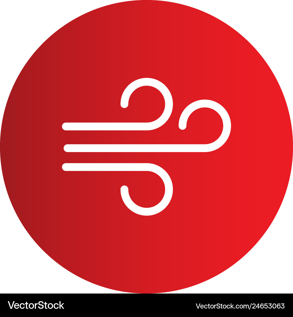 Wind icon Royalty Free Vector Image - VectorStock