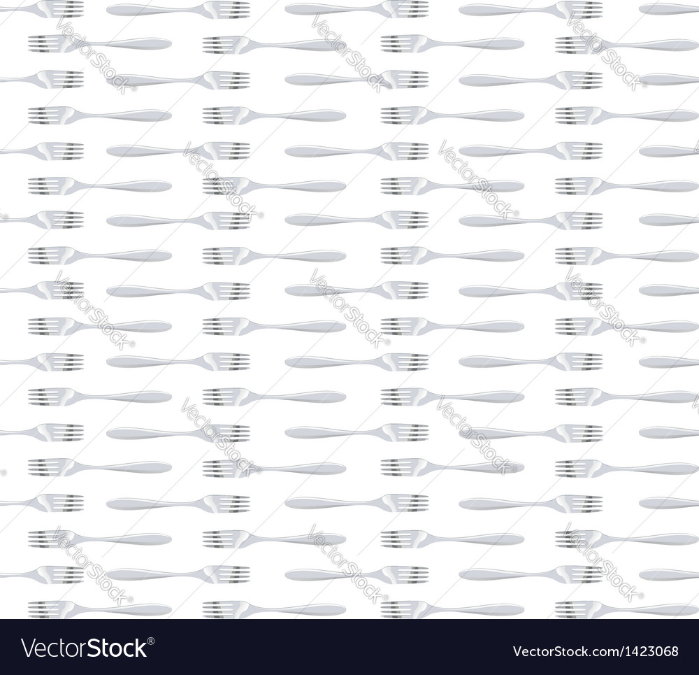 Forks pattern Royalty Free Vector Image - VectorStock