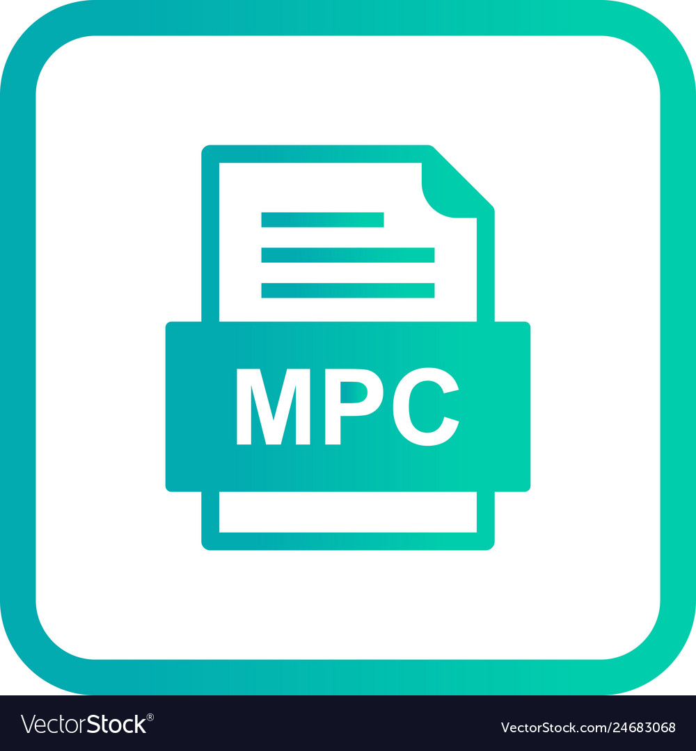Mpc file document icon Royalty Free Vector Image Mpc file document icon Royalty Free Vector Image