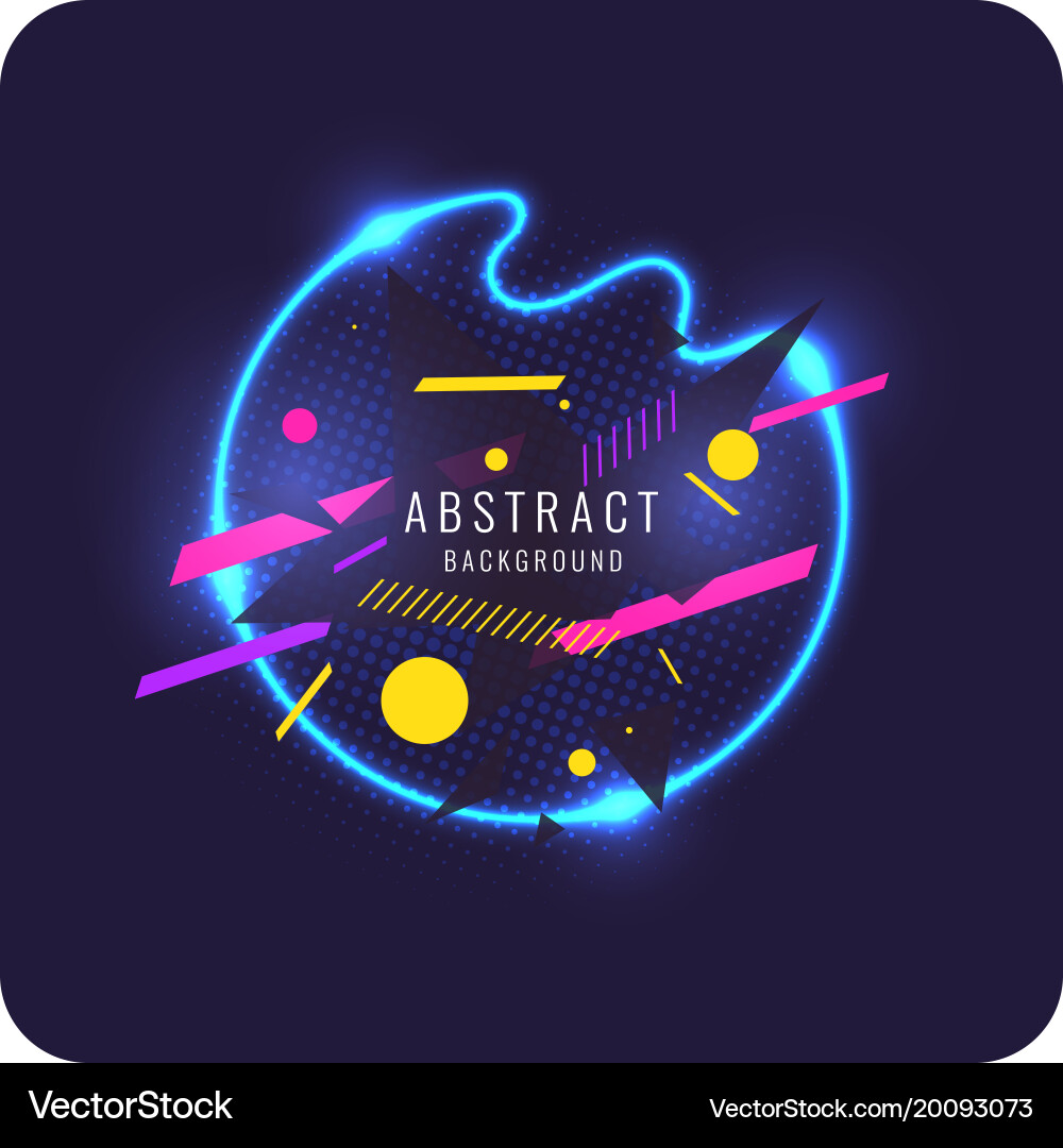 Abstract poster for the placement of text Vector Image
