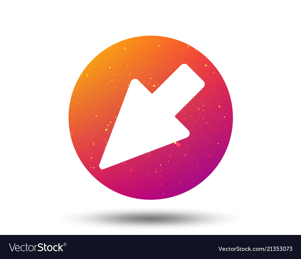 Cursor icon computer position marker sign Vector Image