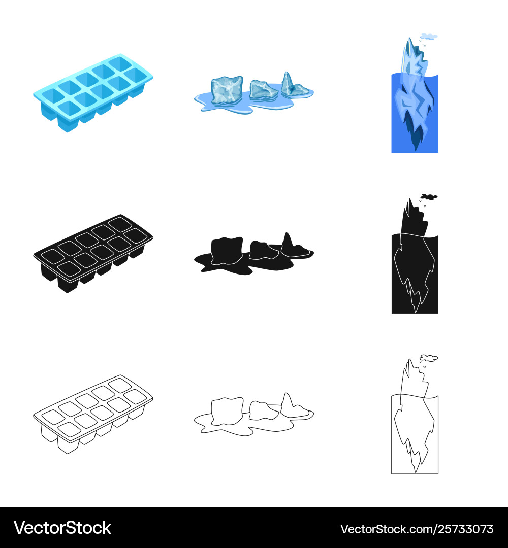 Design texture and frozen symbol Royalty Free Vector Image