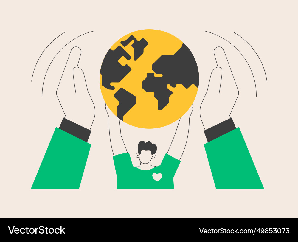 Social responsibility abstract concept Royalty Free Vector