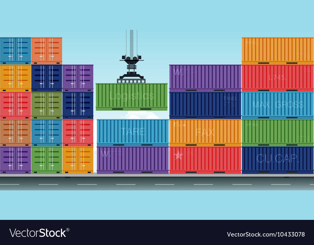 Container Royalty Free Vector Image - VectorStock