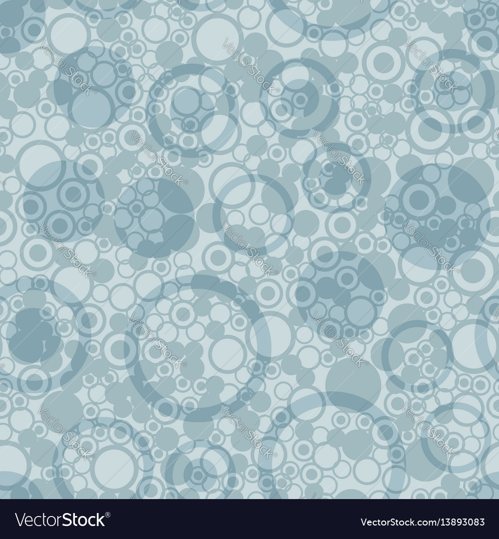 Abstract Circles Seamless Pattern Decorative Vector Image