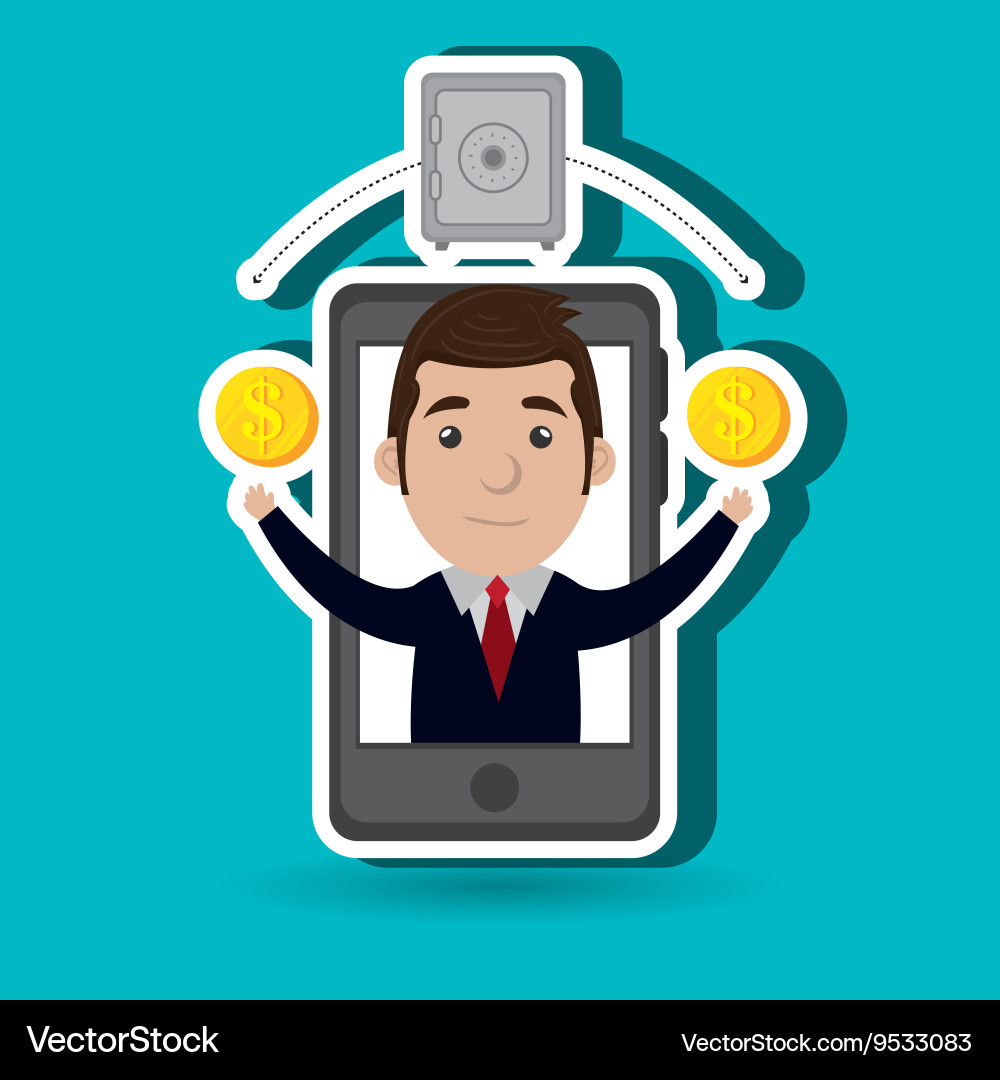 Businessperson avatar design Royalty Free Vector Image