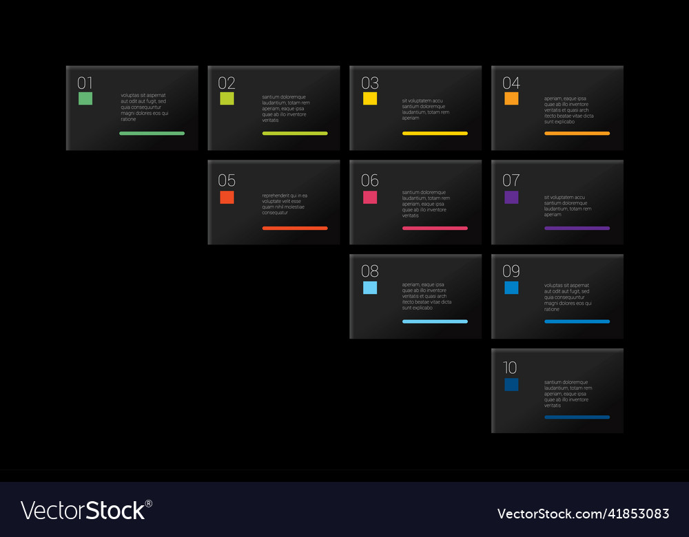 Table layout template schedule spreadsheet Vector Image