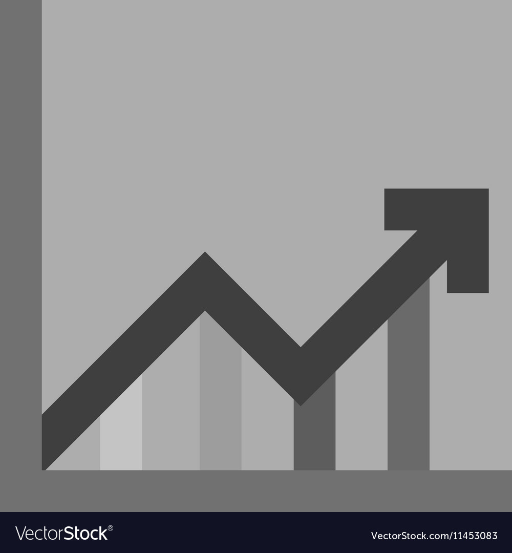 Trend in graph Royalty Free Vector Image - VectorStock