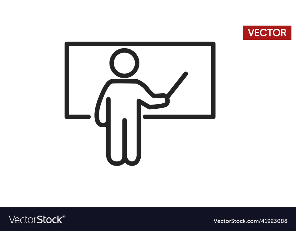 Teacher icon Royalty Free Vector Image - VectorStock