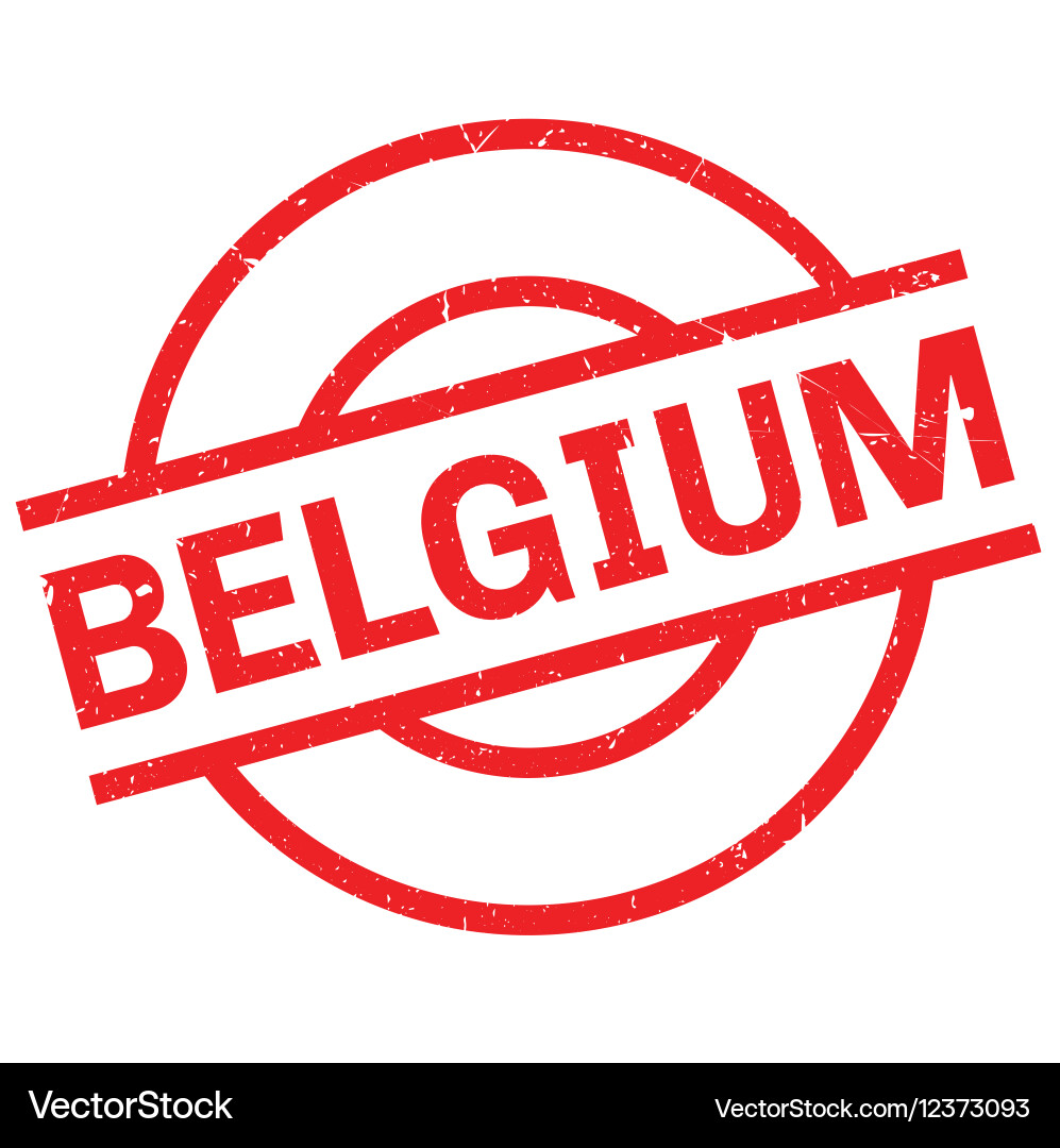 Belgium rubber stamp Royalty Free Vector Image