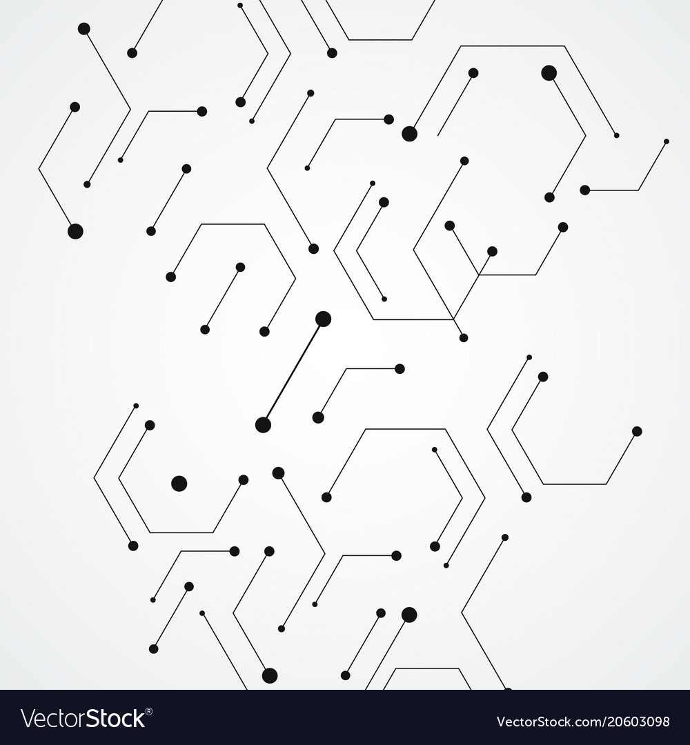 Molecular structure pattern background Royalty Free Vector