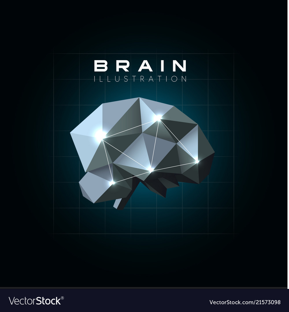 Neural network structure Royalty Free Vector Image