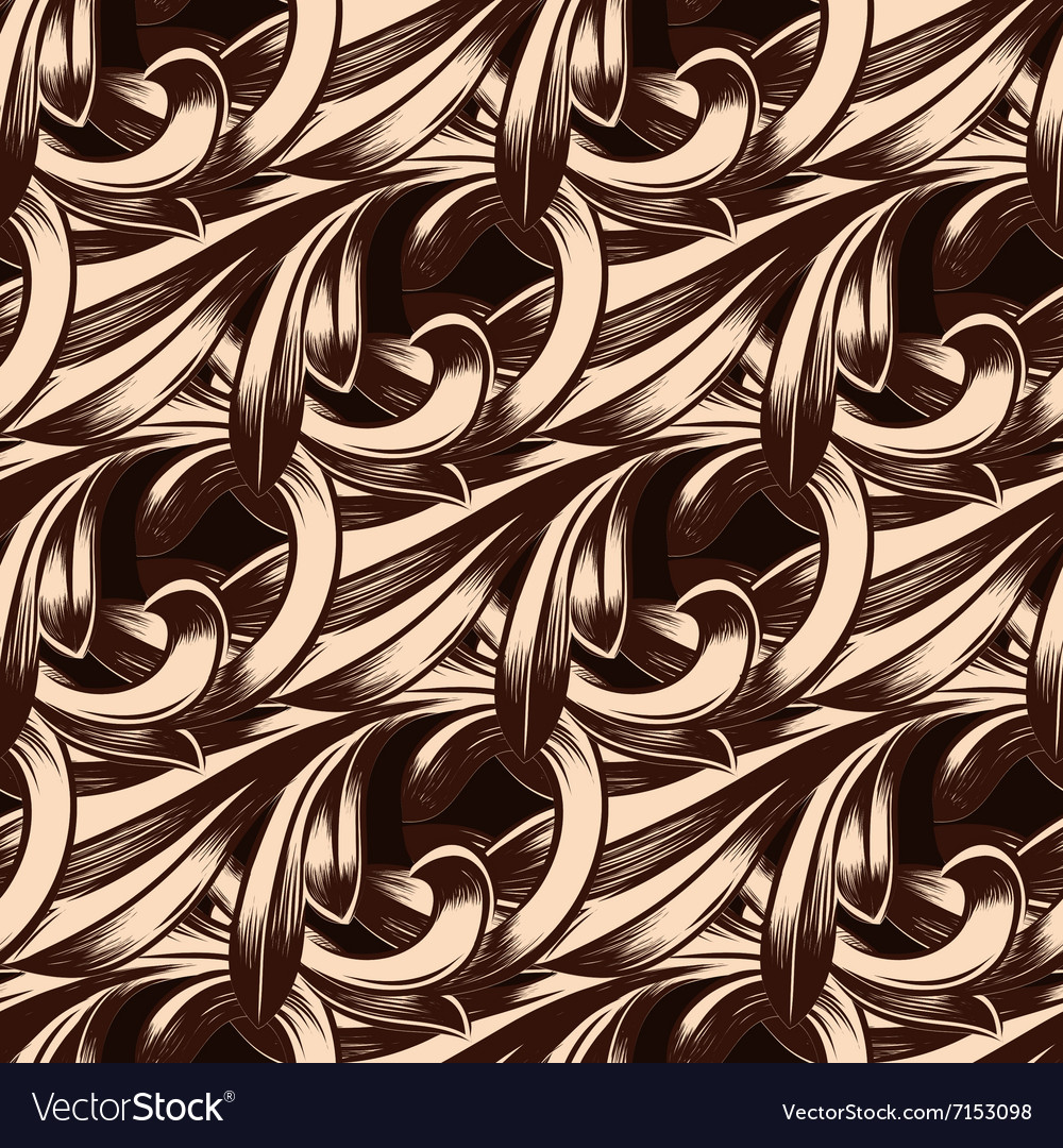 Retro classical seamless pattern Royalty Free Vector Image