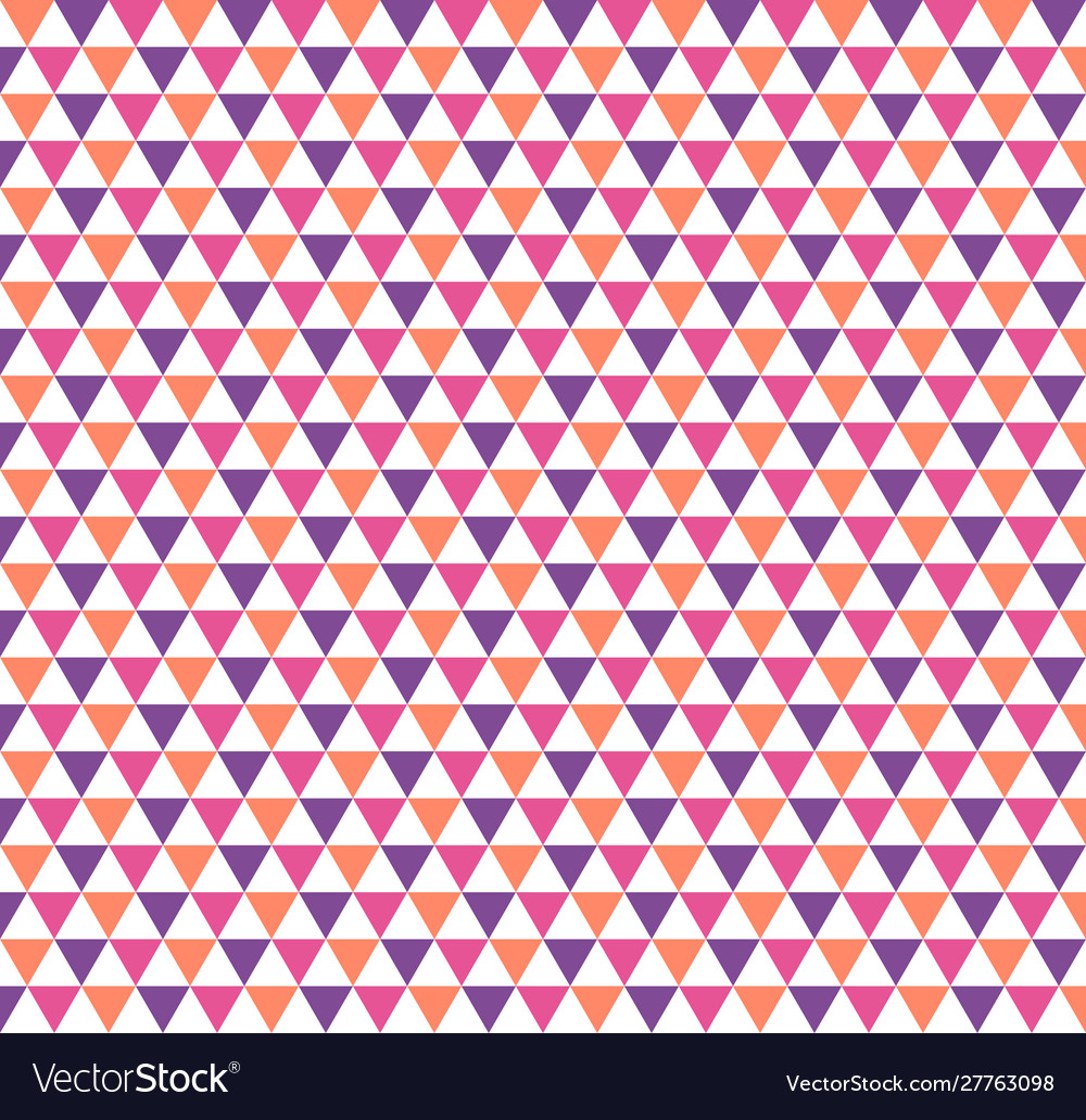 Triangle pattern geometric simple background Vector Image