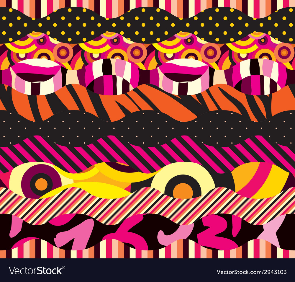 Bright colour pattern Royalty Free Vector Image