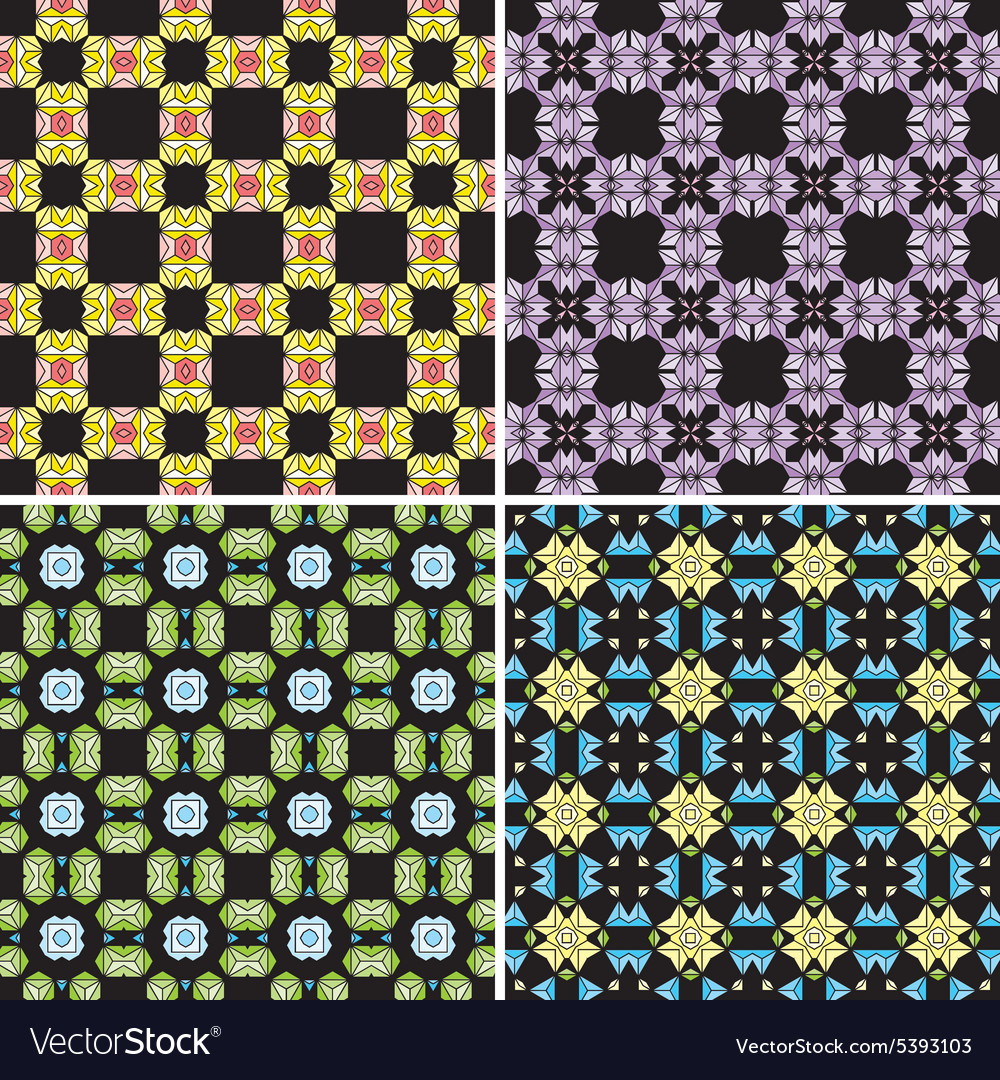 Kaleidoscope pattern Royalty Free Vector Image