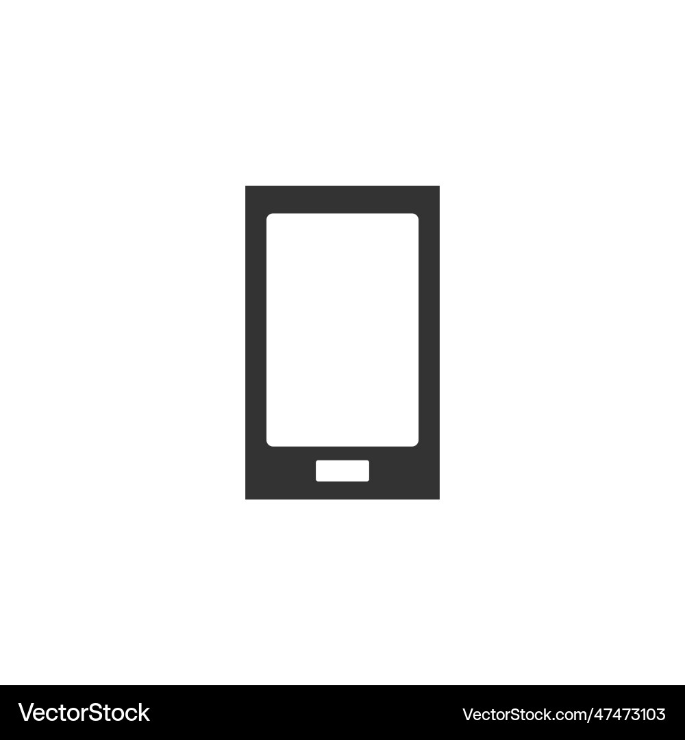 Mobile phone icon smartphone symbol logo Vector Image