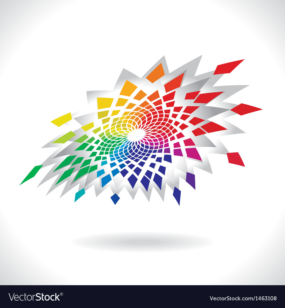 Circle colorful elements Royalty Free Vector Image