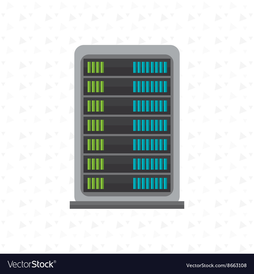 Data center design Royalty Free Vector Image - VectorStock
