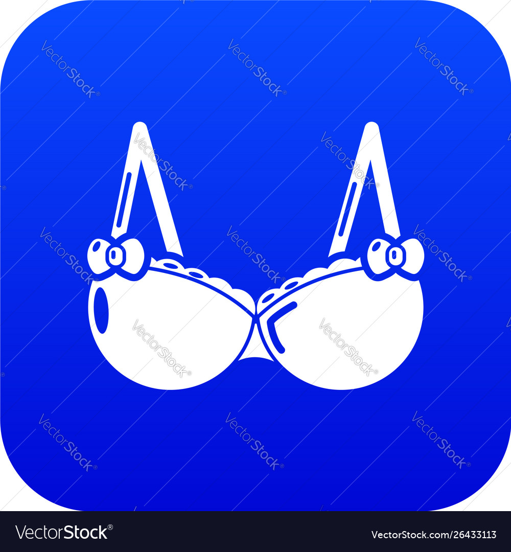 Brassiere Wear Icon Simple Black Style Royalty Free Vector