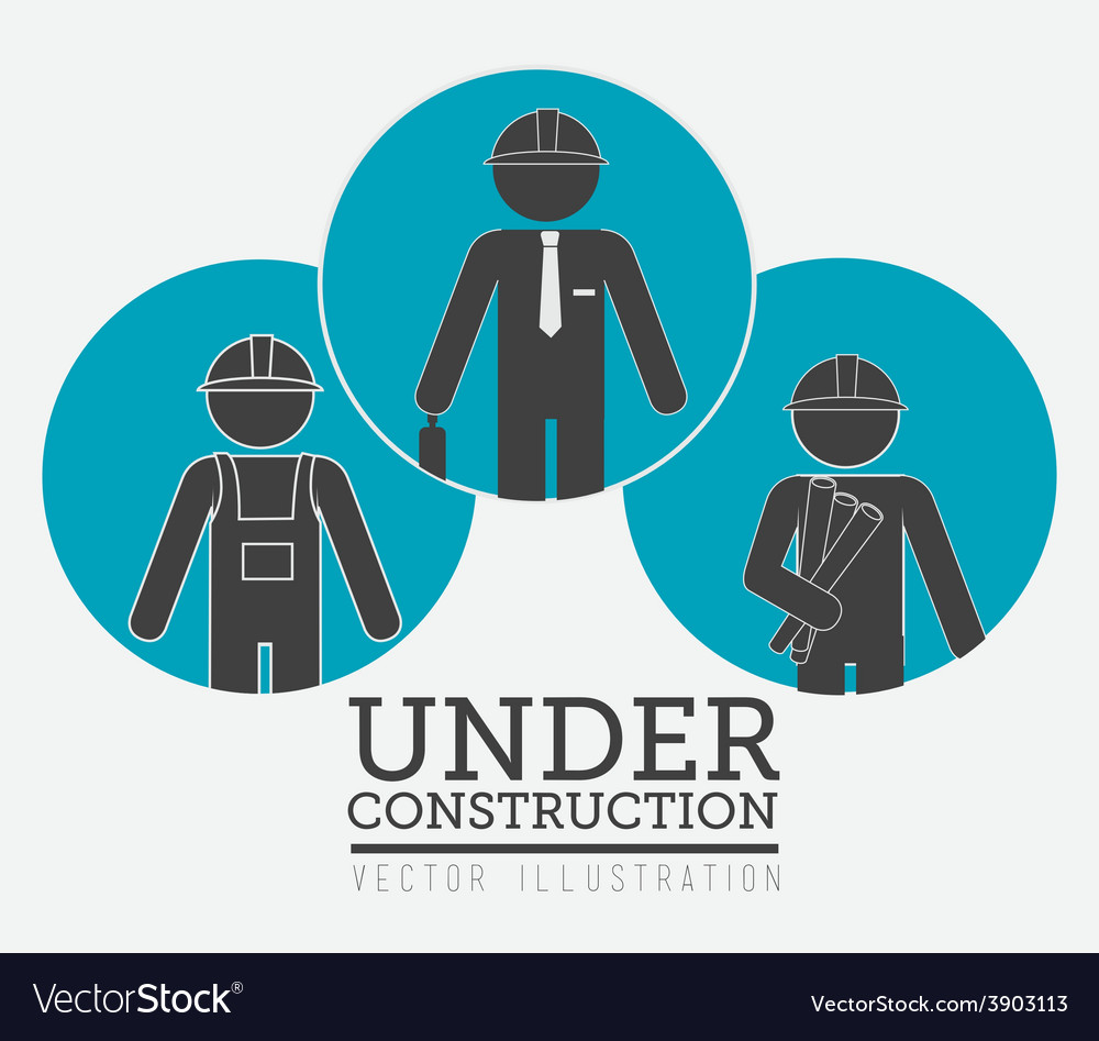 Construction design Royalty Free Vector Image - VectorStock