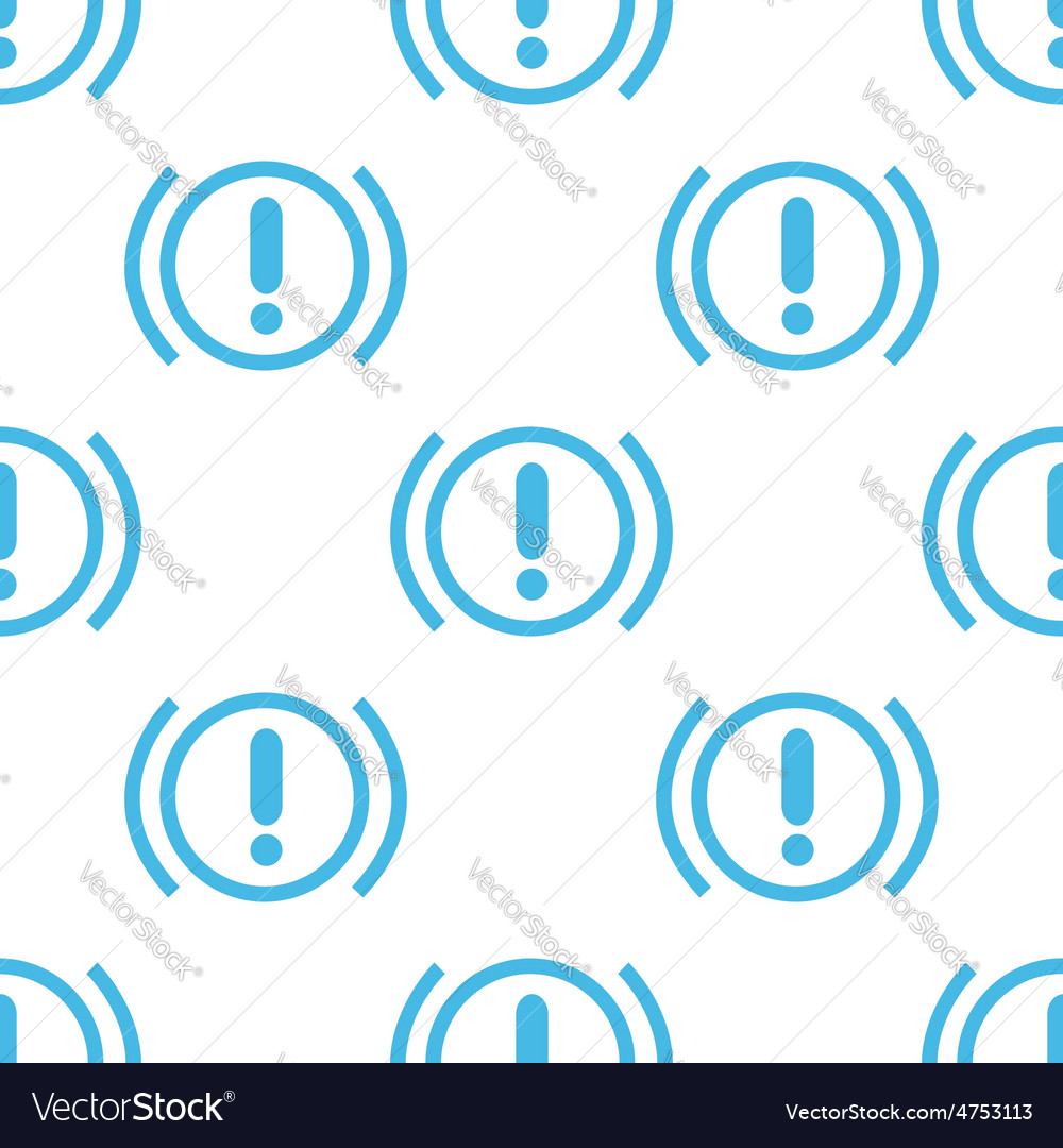 Flat alert pattern Royalty Free Vector Image - VectorStock