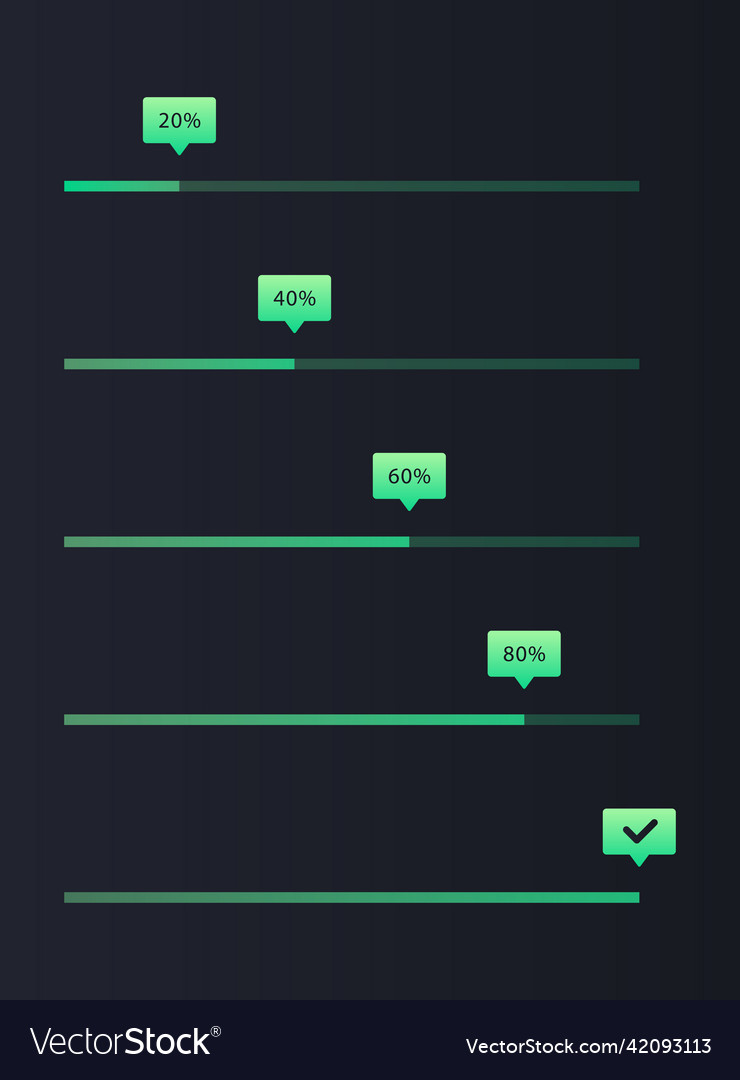 Loading sign set Royalty Free Vector Image - VectorStock