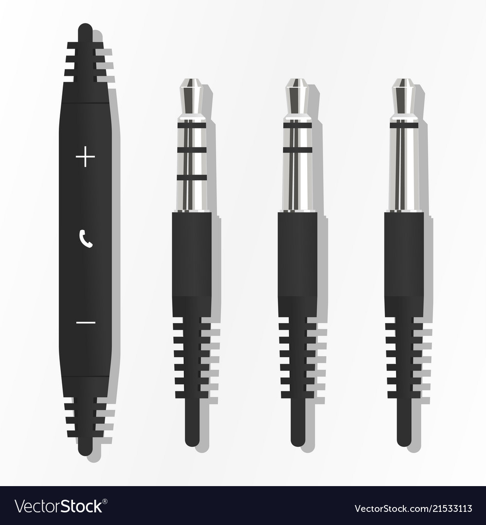 Set Of Plugs Royalty Free Vector Image Vectorstock