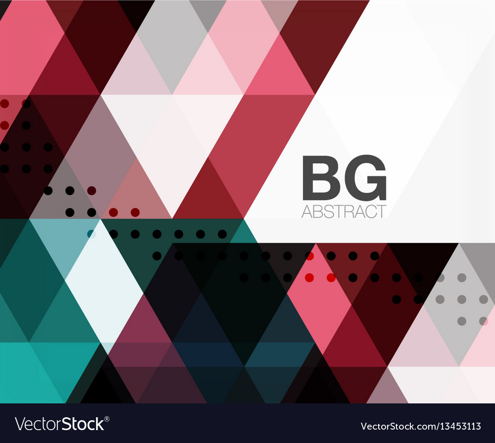 Triangles abstract background Royalty Free Vector Image
