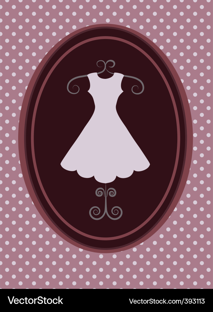 Vintage fashion background Royalty Free Vector Image