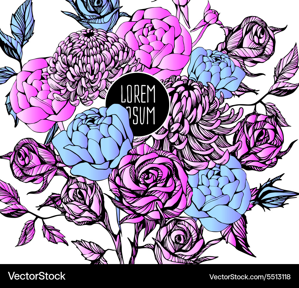 Vector Beautiful Flower Background Art | Best Flower Site