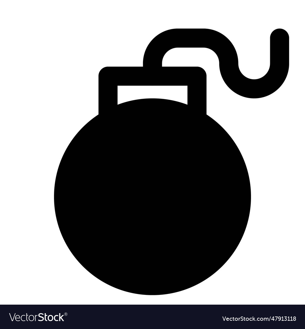 Program bomb inserted to damage the network Vector Image