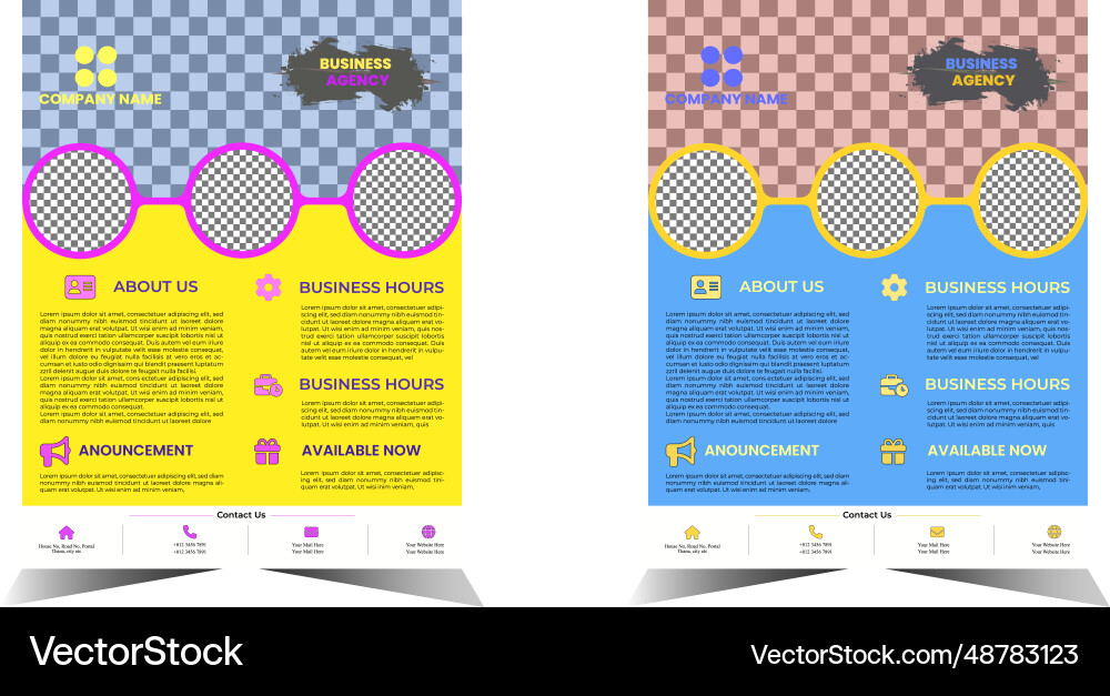 Affordable flyer design services for any budget Vector Image