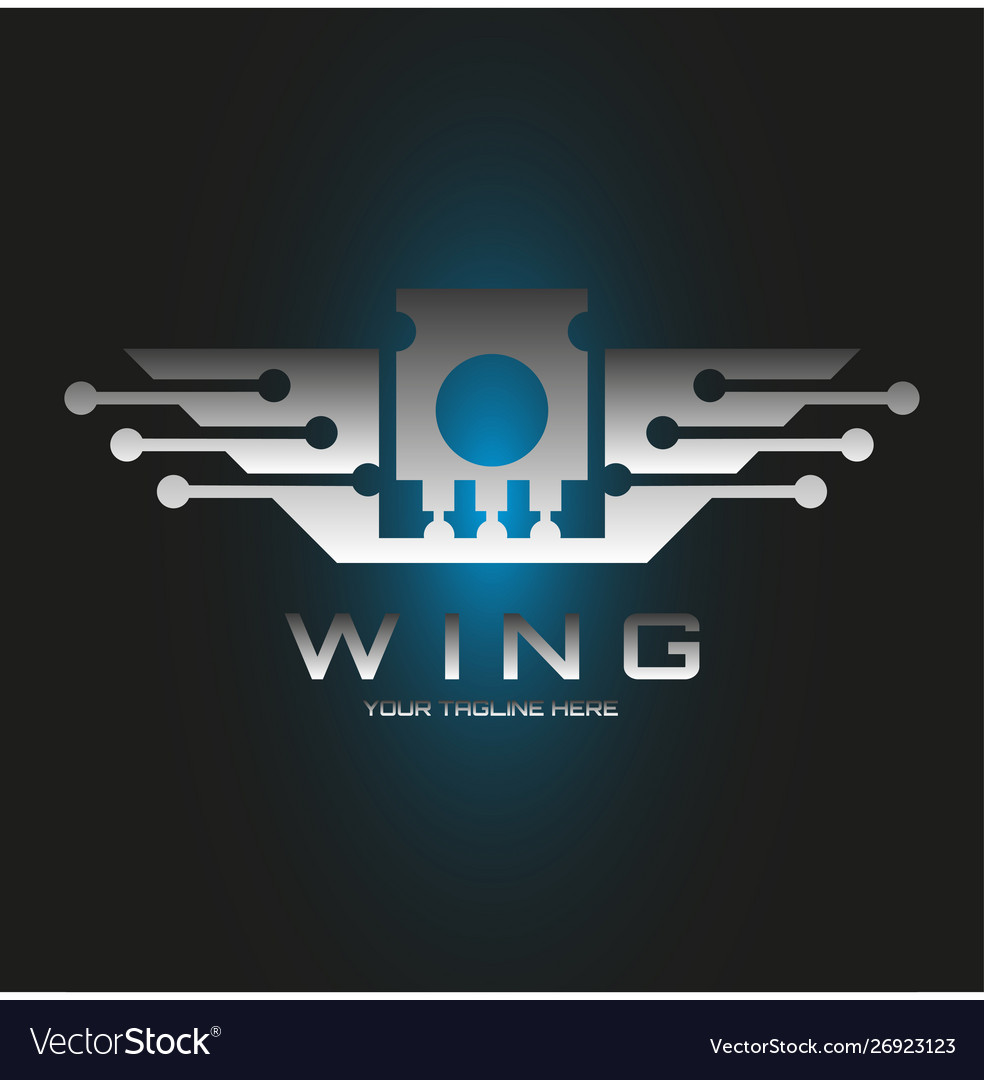 Future technology logos Royalty Free Vector Image