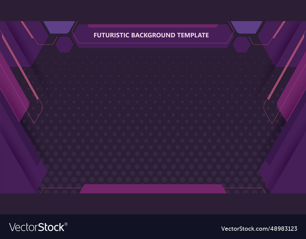Futuristic sci fi background template Royalty Free Vector
