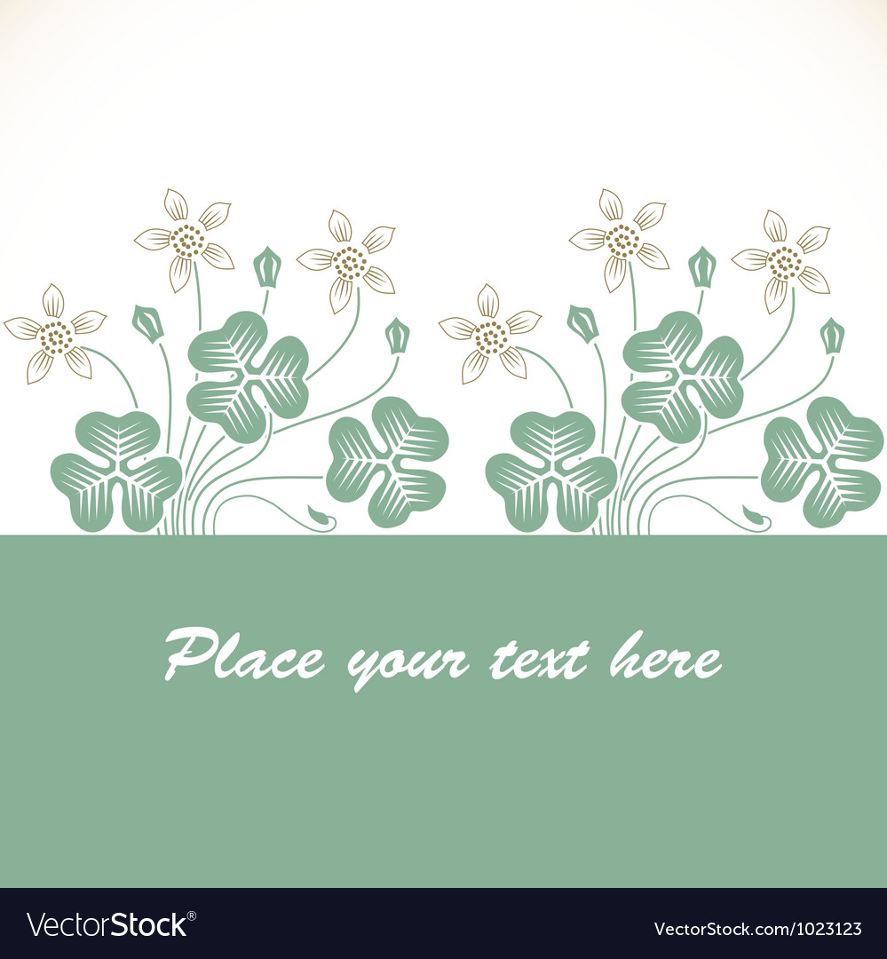 Retro floral vintage Royalty Free Vector Image