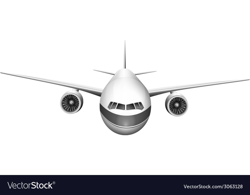 A plane Royalty Free Vector Image - VectorStock