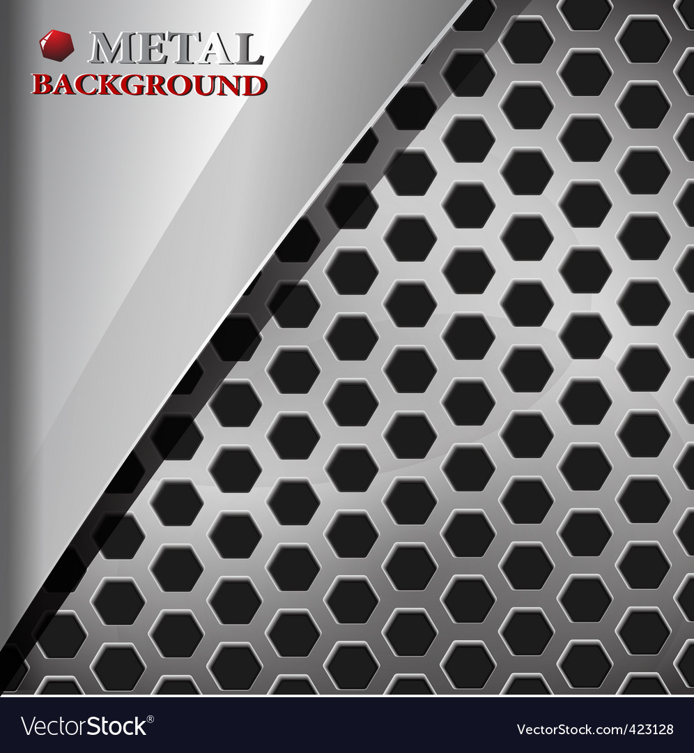 Metallic background Royalty Free Vector Image - VectorStock