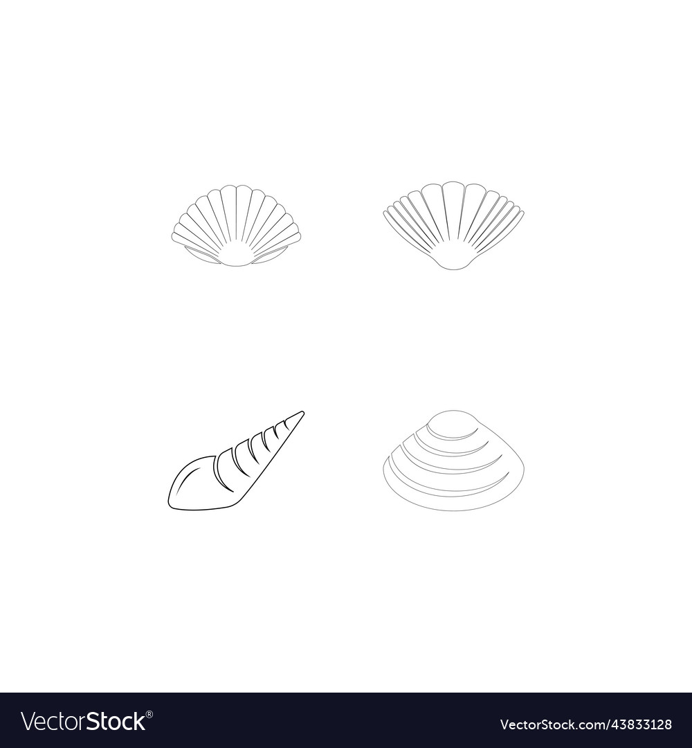 Shells logo Royalty Free Vector Image - VectorStock