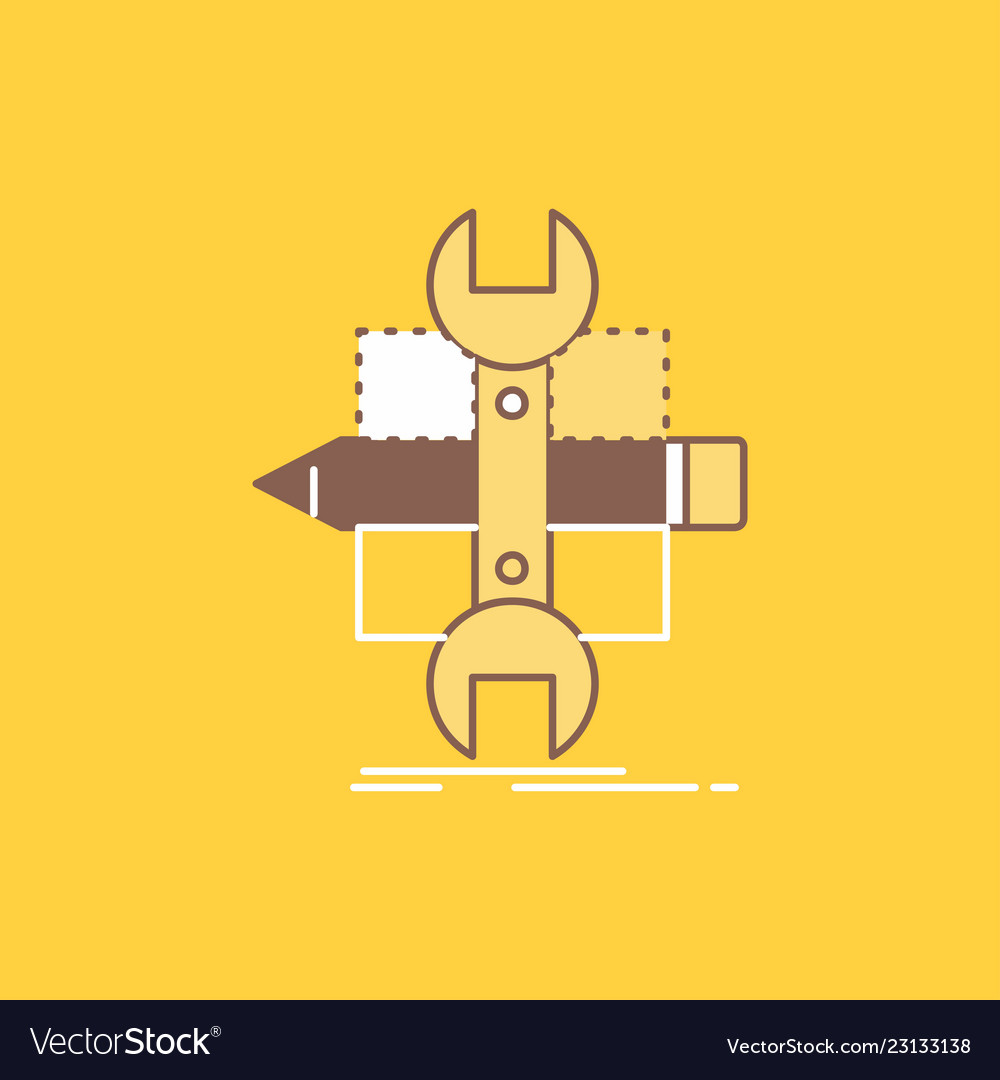 Build design develop sketch tools flat line Vector Image Build design develop sketch tools flat line Vector Image